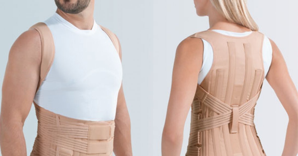 Corsetti dorso lombari con spallacci | Ortopedia Zambelli Bergamo